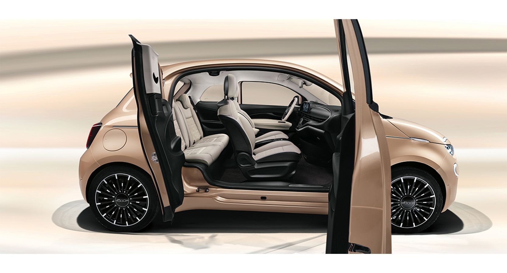 FIAT 500 3 + 1, un plus di praticità per la piccola auto elettrica ...