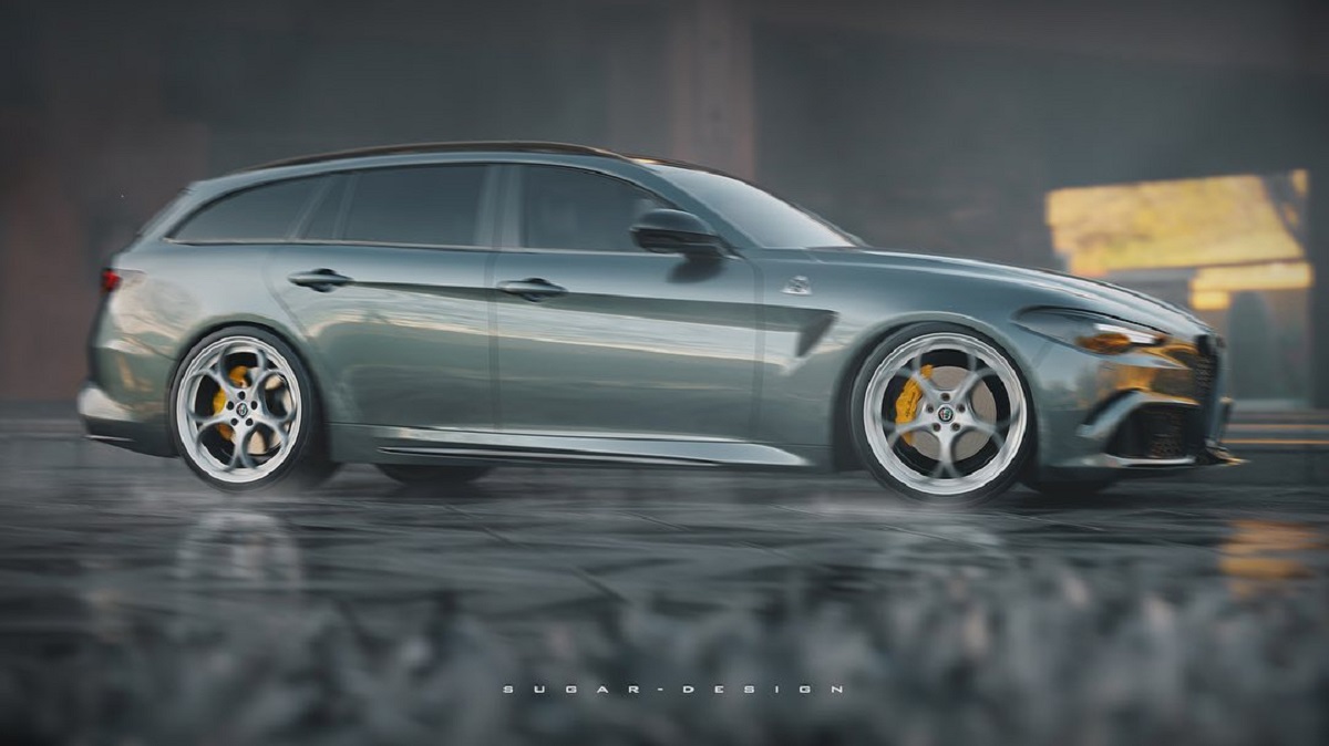 Alfa Romeo Giulia Wagon: un render ci mostra la versione Quadrifoglio ...